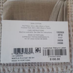 oake | Bedding | Set Of Two Oake Bedding Waffle Plaid Collection | Poshmark